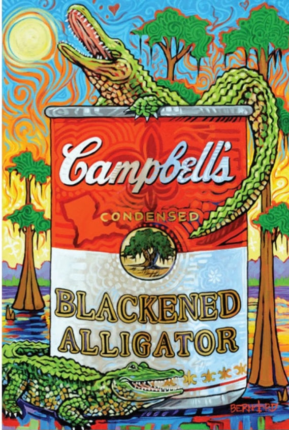 Campbell Soup Blackened Alligator – Artworks of Louisiana