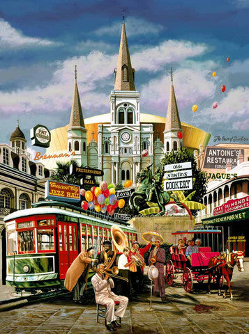 New Orleans Jazz Collage – Artworks of Louisiana